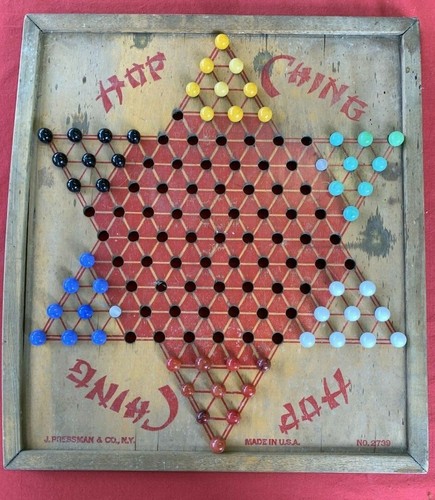J. PRESSMAN & CO., N.Y. VINTAGE CHINESE CHECKERS SET | eBay