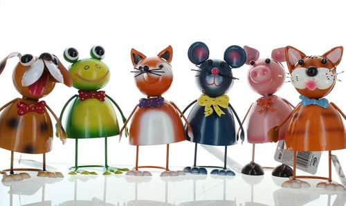 Wobbly Metal Novelty Animals Garden Ornaments Outdoor Choice of 6 ...