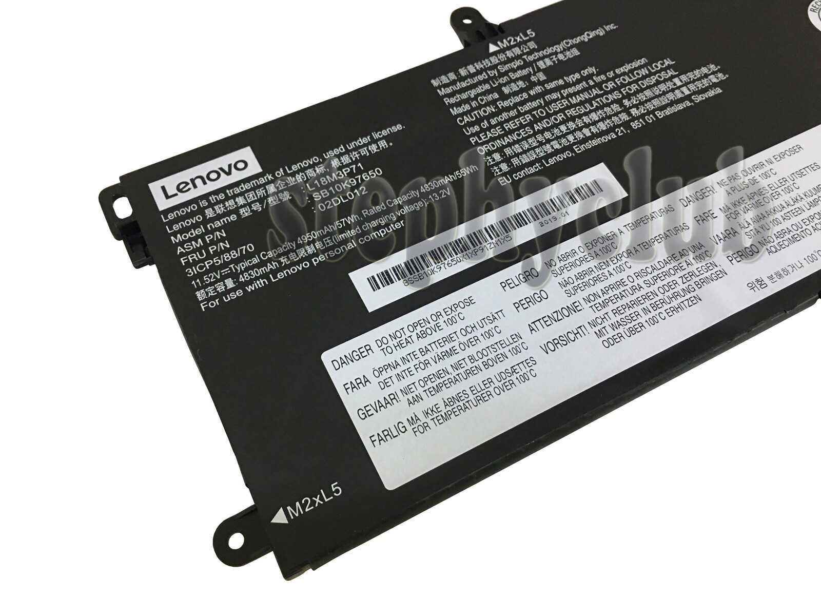 New Genuine L18M3P71 Battery for Lenovo ThinkPad T590 L18S3P71 L18L3P71 ...