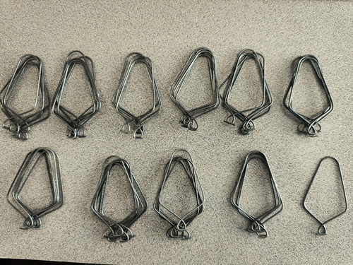 3" Wire Clip Hanger Pinch Hooks for Drop and Suspended Track Ceiling ...
