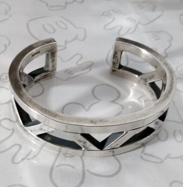 Harvey Avedon Sterling Silver Cuff Bangle Bracelet 92… - Gem