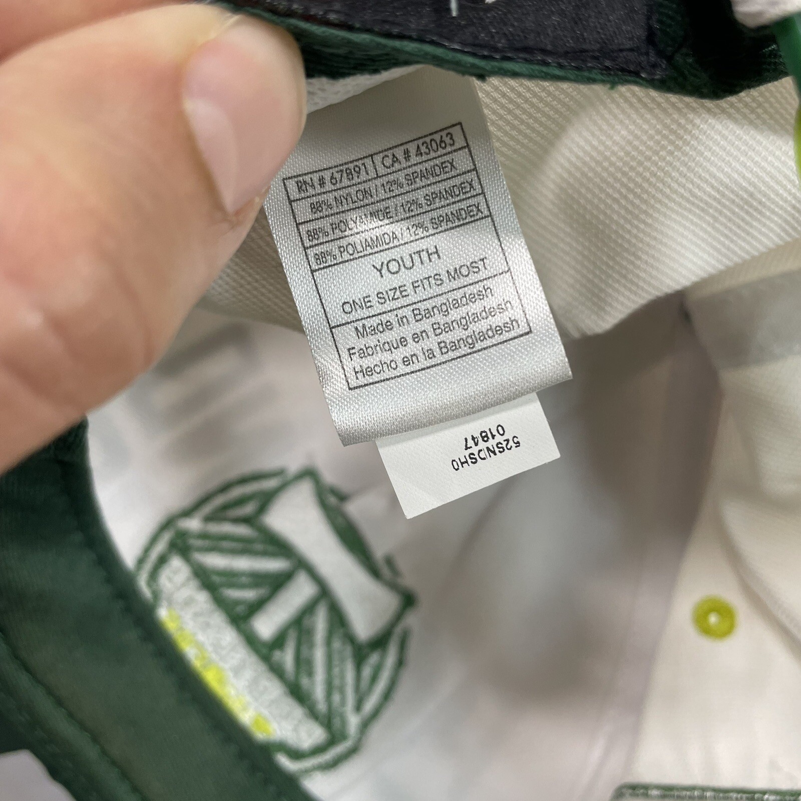 Portland Timbers Hat Cap Men’s White Green Snapback MLS Soccer Adidas ...