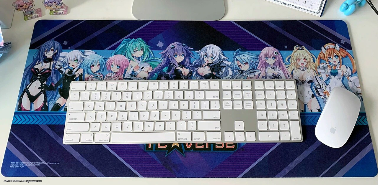 OFFICIAL NEPTUNIA REVERSE LARGE MOUSE PAD MAT (IDEA FACTORY) BRAND NEW ...