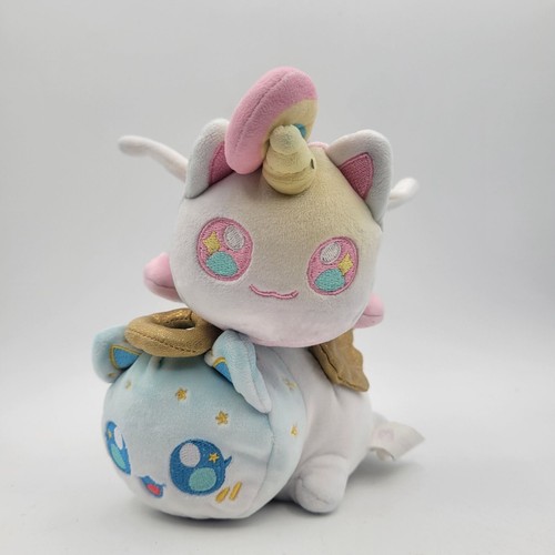 Aphmau MeeMeows Lot of Cat 5" Plush Rainbow Pink Yellow & Angel Blue ...