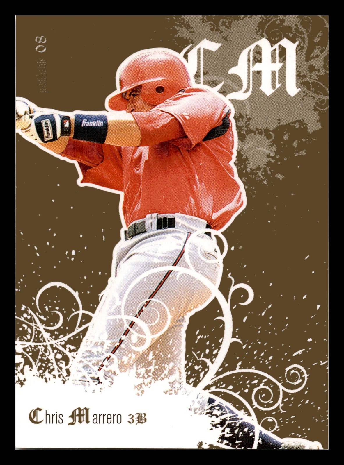 2008 Justifiable Chris Marrero Gold Edition /100 #JF-30 Nationals Mint ...