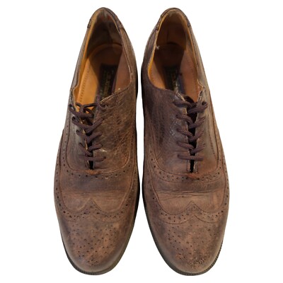 Timberland Mens Size 11 M Brown Leather Wingtip Oxford Shoes | eBay