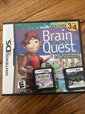 Kids DS games bundle- Brain Quest, Wizards of Waverly Place, Nancy Drew ...