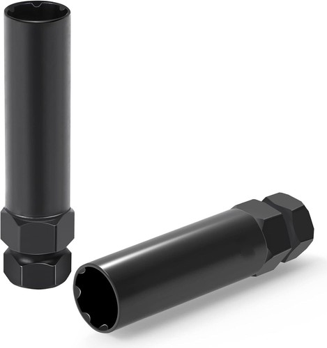 2PC 6 & 7 Spline Tuner Lug Nut Key Tool - Wheel Lock Removal Socket ...