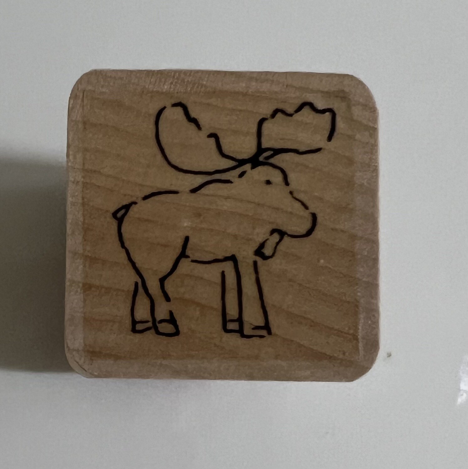 Moose Rubber Stamp Unbranded 1” | eBay