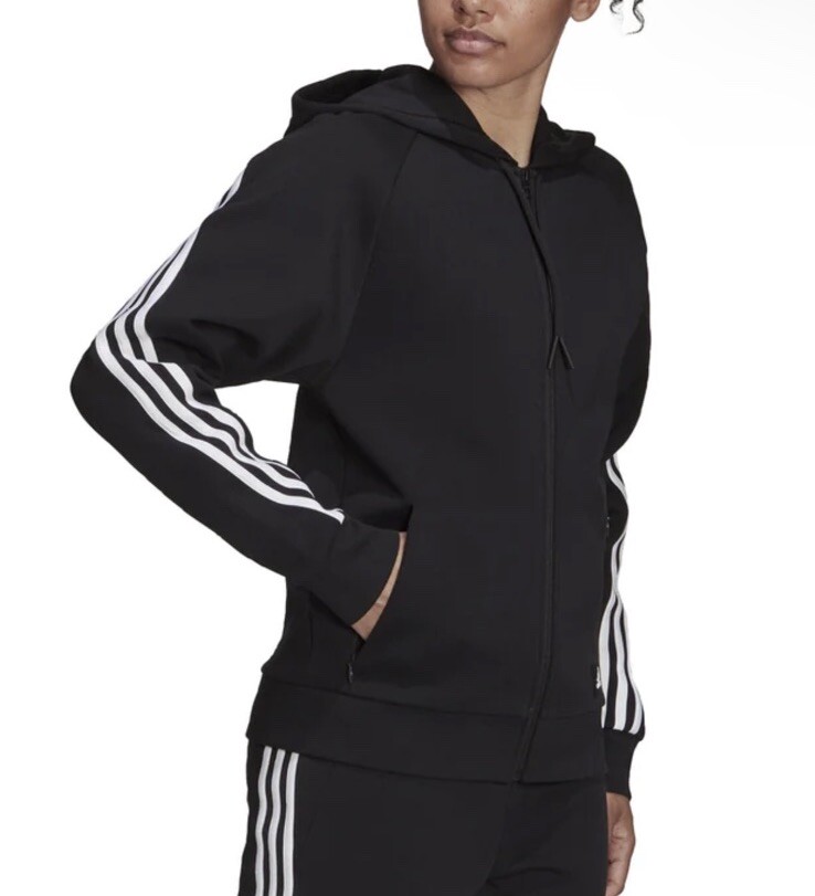 New adidas Sportswear Future Icons 3-Stripes FZ Hooded Track Top H57287 ...