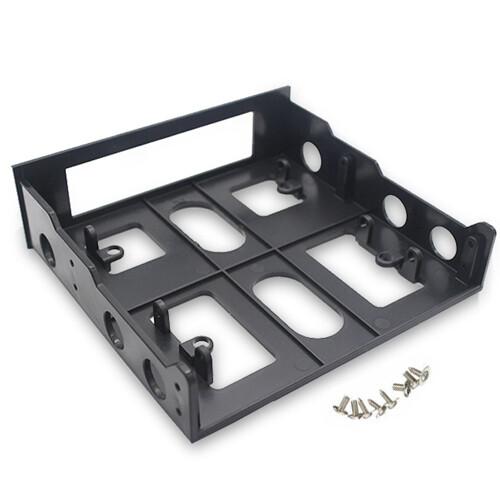 3.5" to 5.25" Drive Bay Computer PC Case Adapter Mounting Bracket USB ...