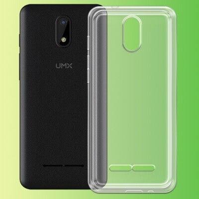 Shock Absorbing Clear Protective Soft Cover Case for Unimax UMX U696CL ...