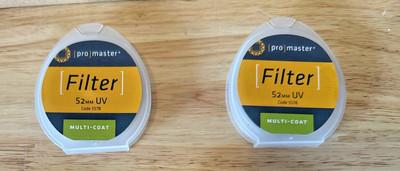 Pro Master 52mm Multicoated UV Filter Code 5578 with Case | eBay