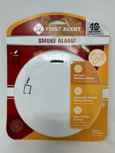 First Alert Smoke Alarm - Slim Profile Design - Model #P1210 - NEW ...
