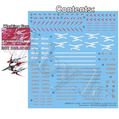 for MG 1/100 Maneuver Striker Pack Eclipse Water UV Light-Reactive ...