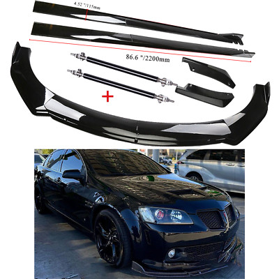 Front Bumper Lip Spoiler Diffuser Side Skirt Splitter Rear For Pontiac ...