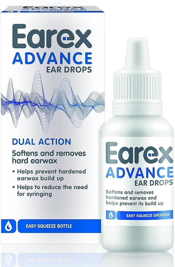 Earex Advance removes hard ear wax prevent ear wax build up easy ...