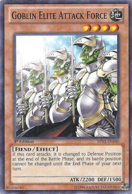 Goblin Elite Attack Force - BP01-EN140 - Starfoil Rare - Unlimited ...