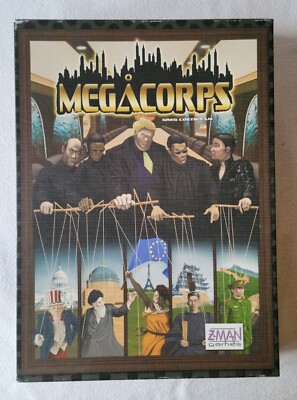 MegaCorps Board Game by Greg Costikyan, from Z-Man Games 2009 | eBay