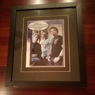 CROSSFADE Band Autographs Signed Picture In A Wooden Frame | eBay
