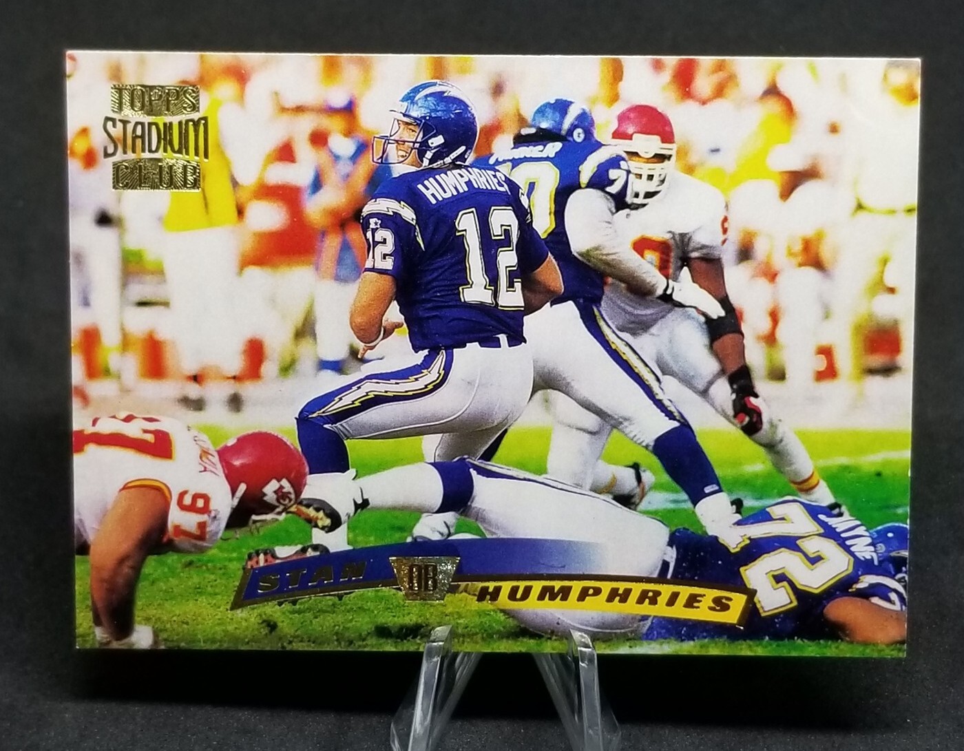 Stan Humphries 1996 Topps Stadium Club Chargers NFL Football #21 Sports ...