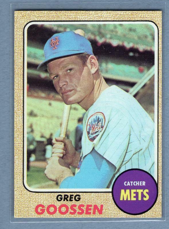 1968 Topps #386 Greg Goossen NM GO70 | eBay