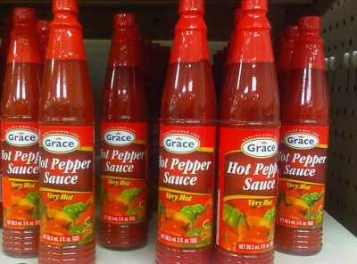 Grace Hot Pepper Sauce 3oz Pack of 6 | eBay