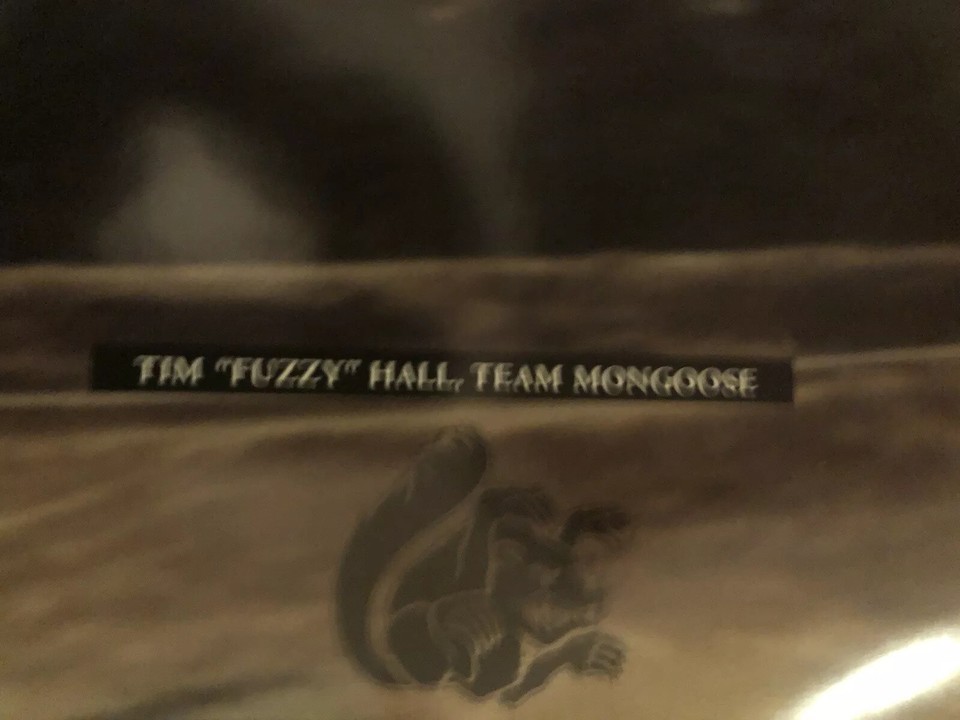 Vintage New-Old-Stock Mongoose Tim "Fuzzy" Hall Poster 36" x 24" | eBay