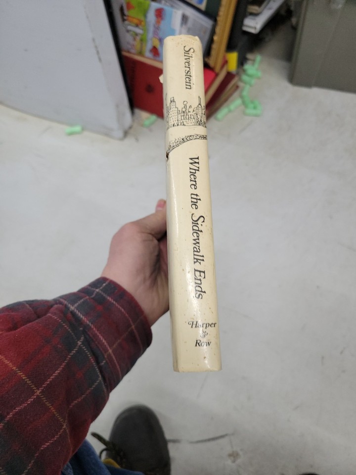 Shel Silverstein ~ WHERE THE SIDEWALK ENDS 1974 1st ED w/ DJ Giving ...