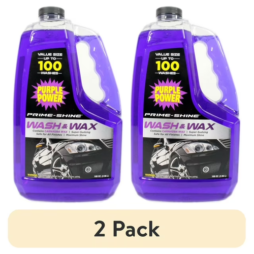 (2 Pack) Purple Power Wash & Wax Safe on All Finishes, Super-Sudsing ...