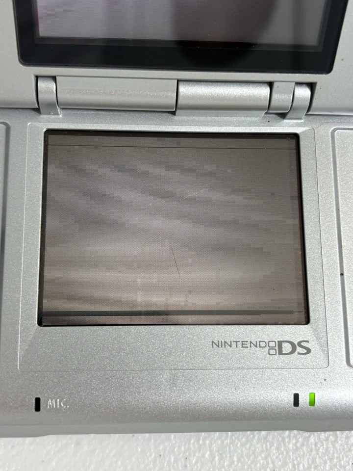Nintendo DS Original DS Launch Edition Silver DS Handheld System NDS ...
