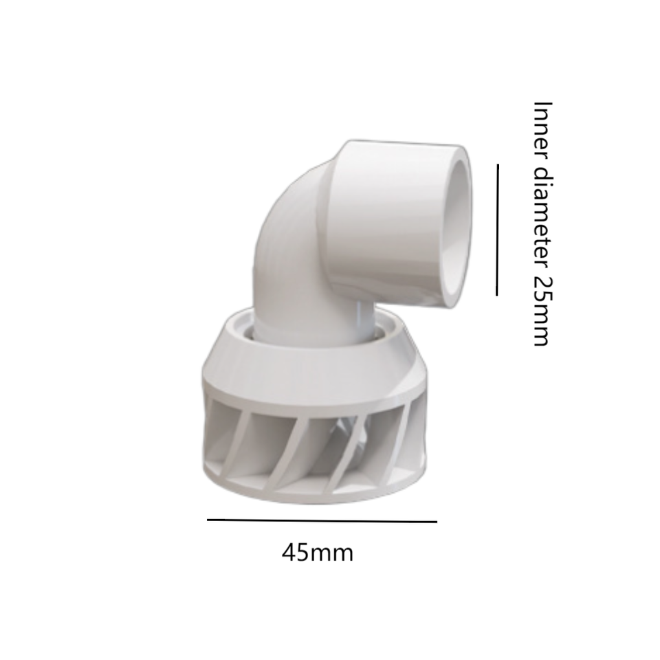 Aquarium Spout Plastic Spout Rotating Outlet Mechanism Umbrella-shaped ...