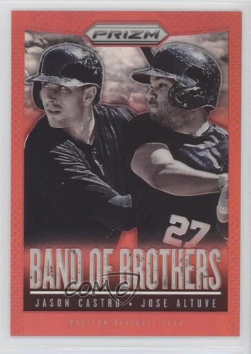 2013 Panini Prizm Band of Brothers Target Red Jason Castro Jose Altuve ...