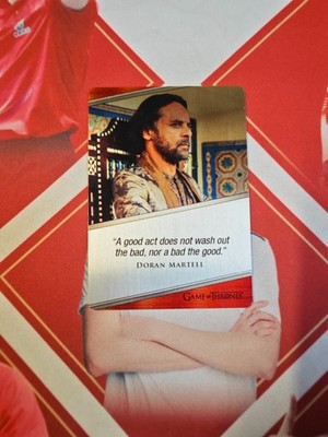 Rittenhouse Game of Thrones Metal Alexander Siddig as Doran Martell | eBay