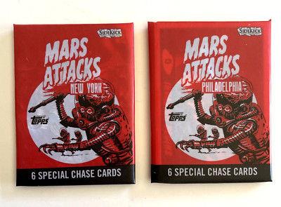 2 Mars Attacks Convention Packs / Topps / Sidekick / New York ...