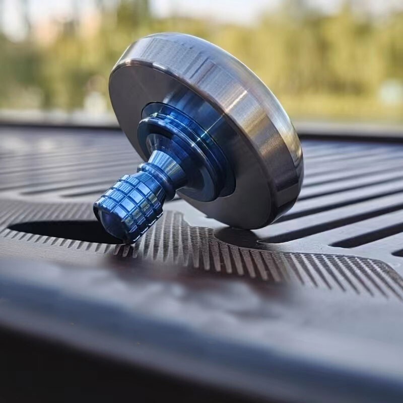1 PC Spinning Top Finger Spinner Titanium Steel Ceramic Bead Fidget EDC ...