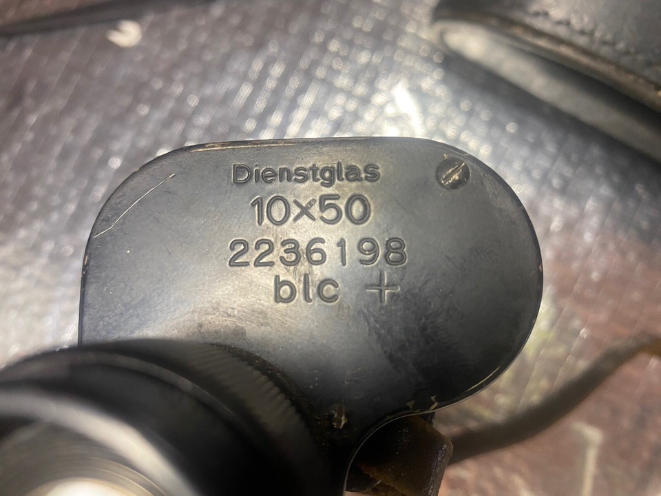 BINOCULARS DIENSTGLAS WEHRMACHT 10x50 ZEISS TANK COMMANDER 1942-43 Very ...