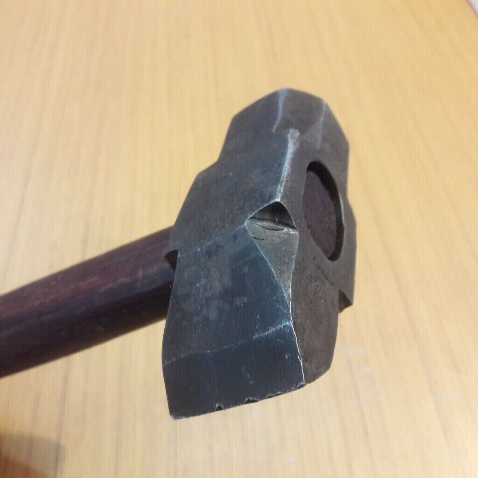 Iron Hammer Heavy sharp Blacksmith Wooden useable item WD51 | eBay