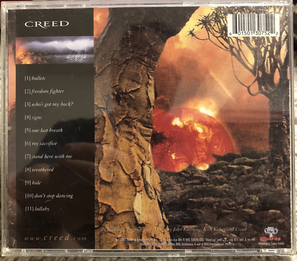 Weathered by Creed (Post-Grunge) (CD, Nov-2001, Wind-Up) 601501307522| eBay
