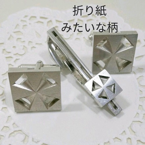 Geometric Pattern Tie Clasp Tack Cufflinks Button Gift Formal Classic Ceremony/K | eBay
