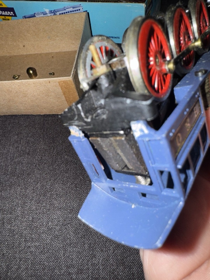 Vtg Aristo Craft 4-6-0 B & O Royal Blue Ho Engine & Tender UNTESTED ...