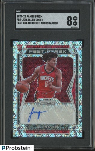 2021-22 Panini Fast Break Rookie Autographed Jalen Green RC Rookie AUTO ...