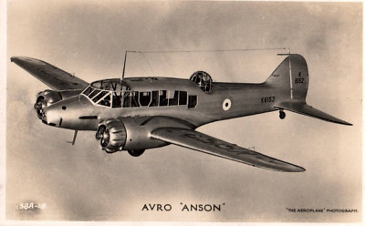Airplane Avro Anson Aeroplane Vintage Postcard | eBay
