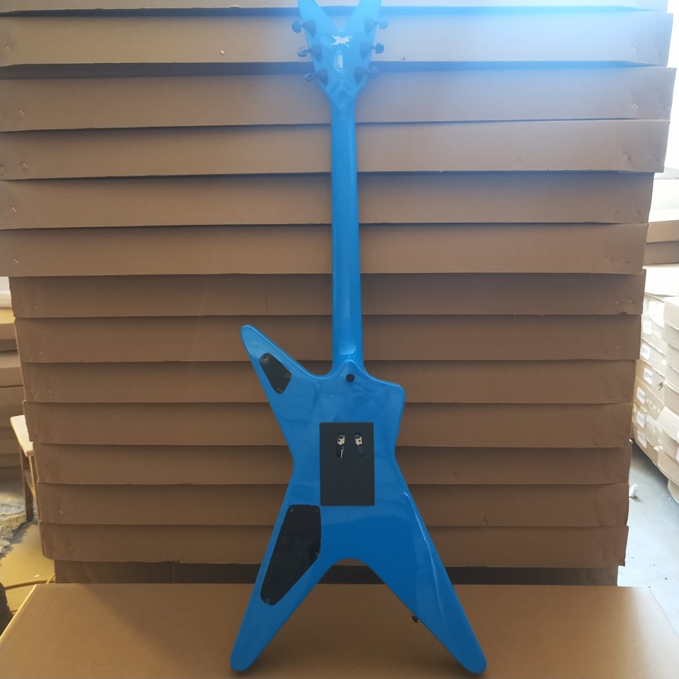Dean ML Series Pelham Blue Fade Electric Guitar Floyd Rose Tremolo ...
