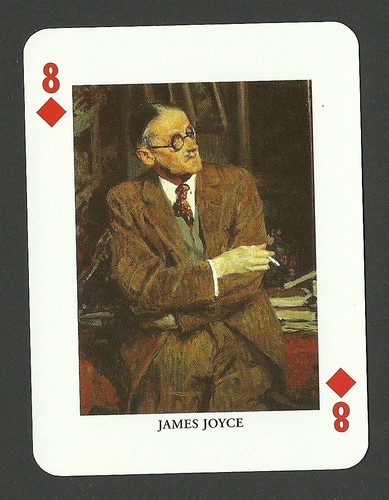 James Joyce Author UK Portrait Playing Card | eBay UK