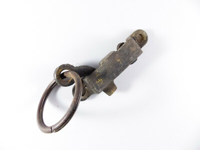 Vintage Brass Window Sash Ring Latch Spring Loaded | eBay