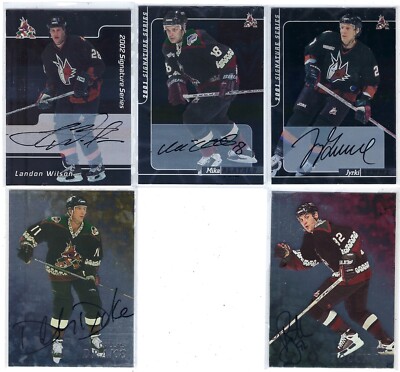 BAP HOCKEY AUTOGRAPH 5 CARD LOT PHOENIX COYOTES | eBay