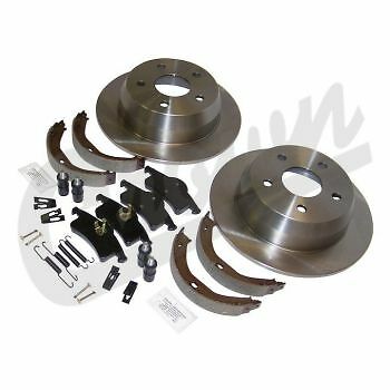 JEEP REAR DISC BRAKE COMPLETE SERVICE KIT with ROTORS NEW - GRAND ...