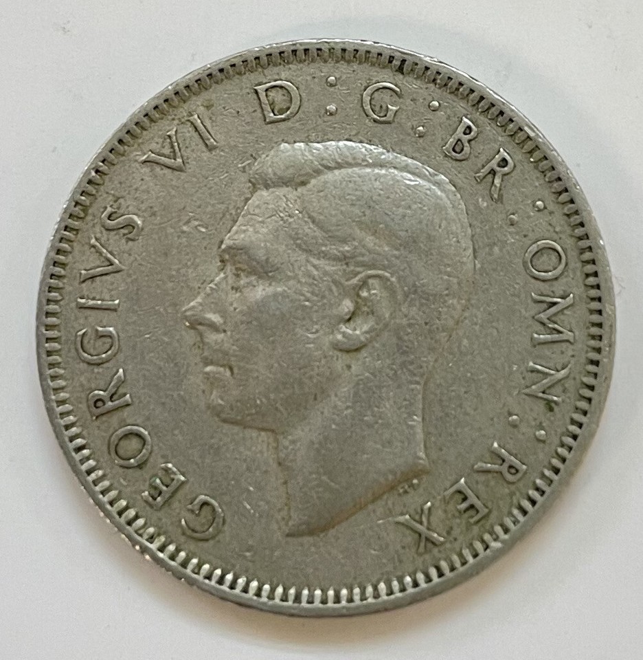 Great Britain One Shilling 1948 Copper-nickel Coin George VI English ...