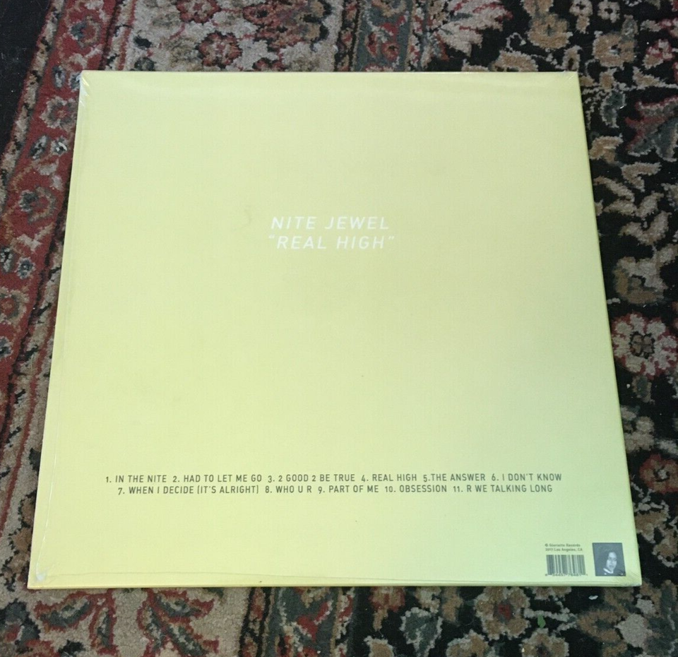 New! Nite Jewel - Real High - Vinyl LP Record Ramona Gonzalez 2017 ...